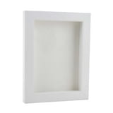 9x12 Shadow Box Frame White Wood | With a 3/4" Usable Display Depth ...