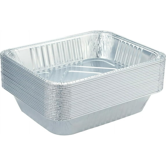 9x13 Aluminum Pans - (30Pack) Disposable Foil Pans, Half Size Deep ...