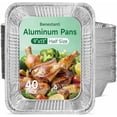 9x13 Inch Aluminum Pans (40 Pack) – Disposable Half-Size Foil Pans ...