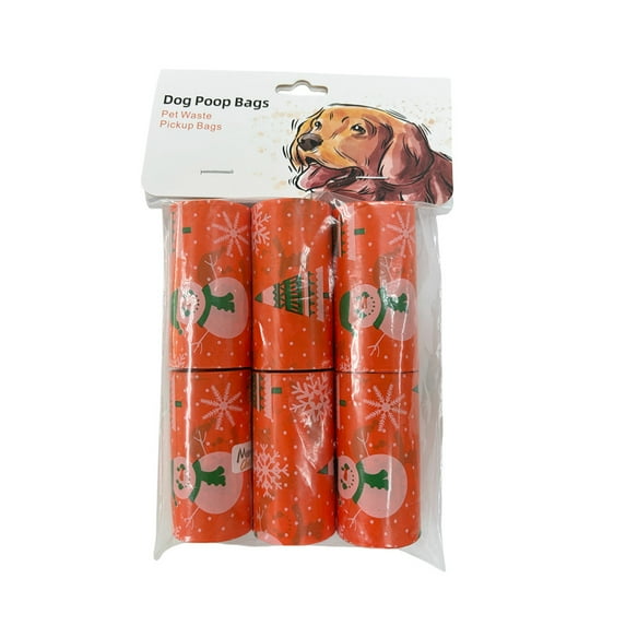 9x13 Inches Pink Thickened Leakproof Lavender scent Poo Bags for Dogs ...