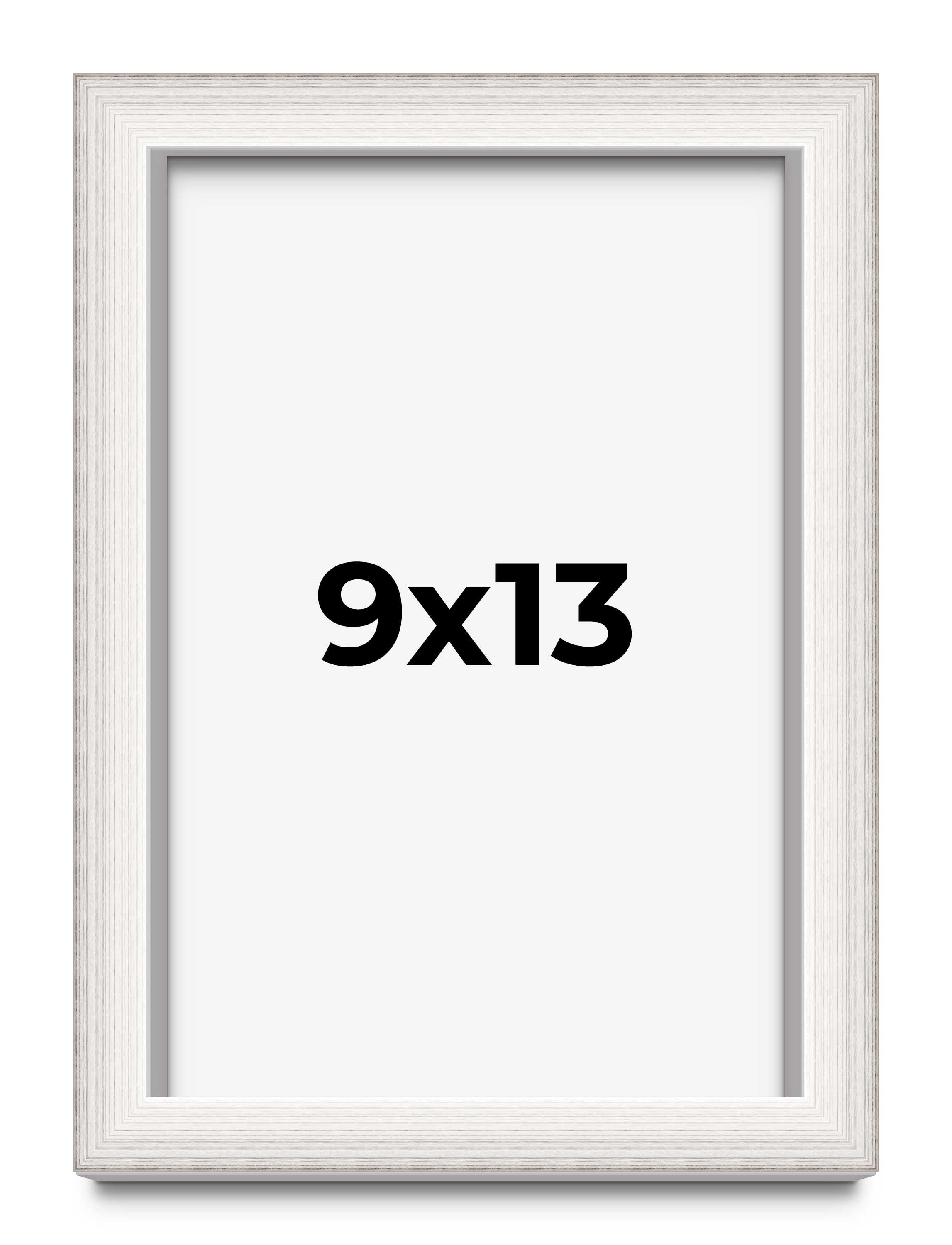 9x13 Silver Shadowbox Frame - Interior Size 9x13 by 1.5 Inches - Made ...