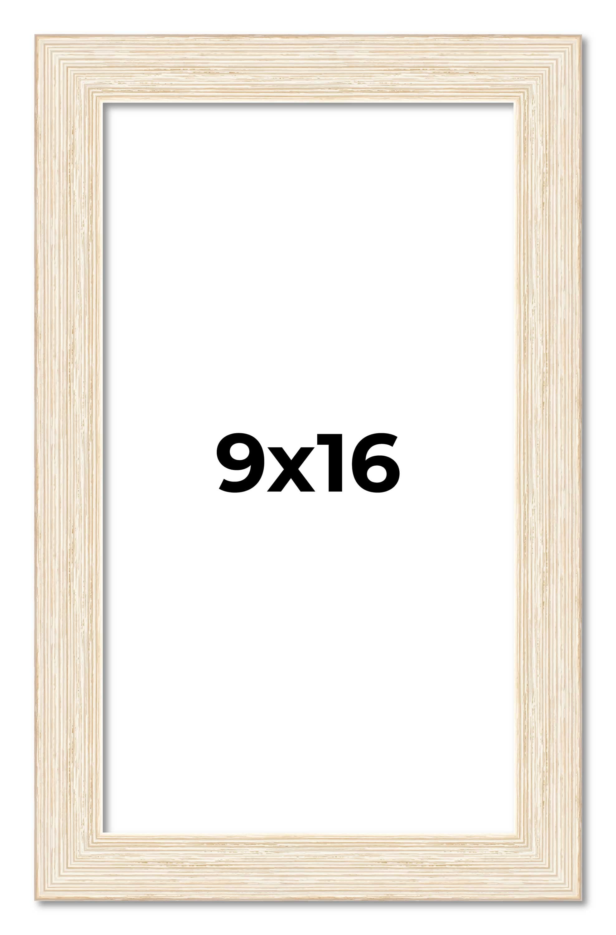 9x16 Frame White Barnwood Picture Frame - Modern Photo Frame Includes ...