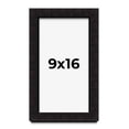 9x16 Shadow Box Black Solid Wood Display Picture Frame | 1 Inch Rabbet ...