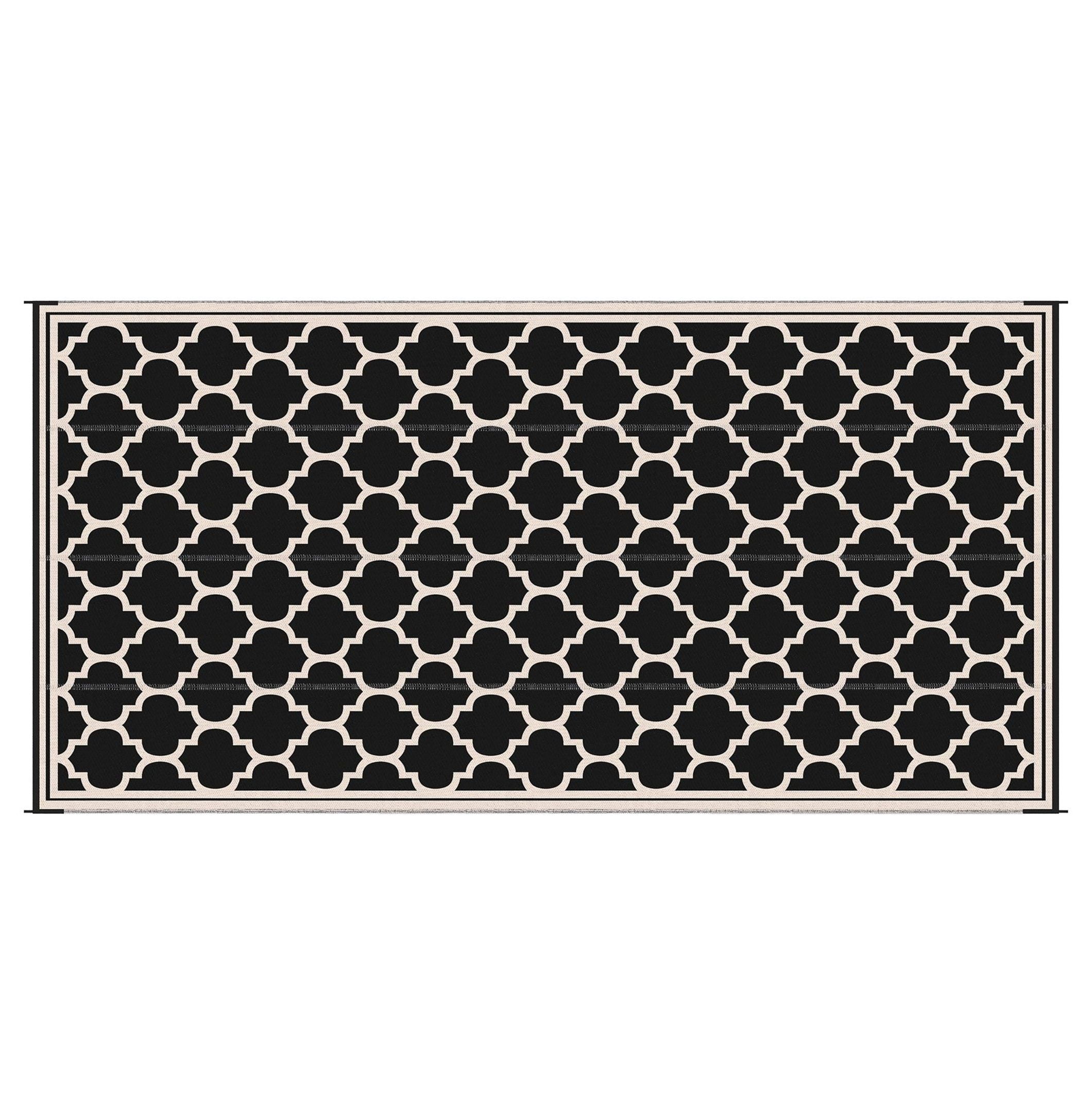 9x18 Reversible Outdoor Rug - RV Patio Carpet - Waterproof Camping Mat ...