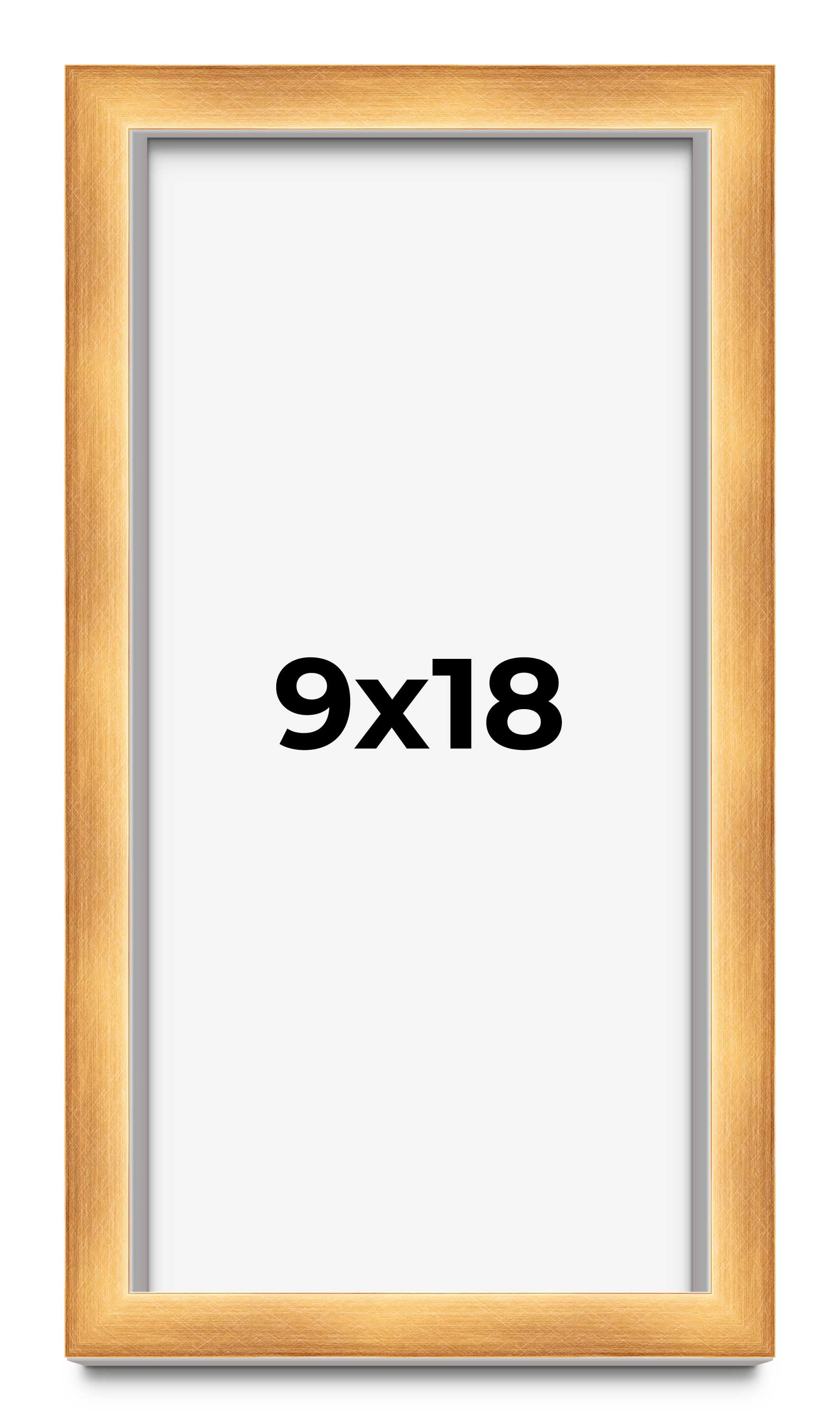 9x18 Shadow Box Bronze Cross-Brushed Display Frame | 1.625 Inches Deep ...