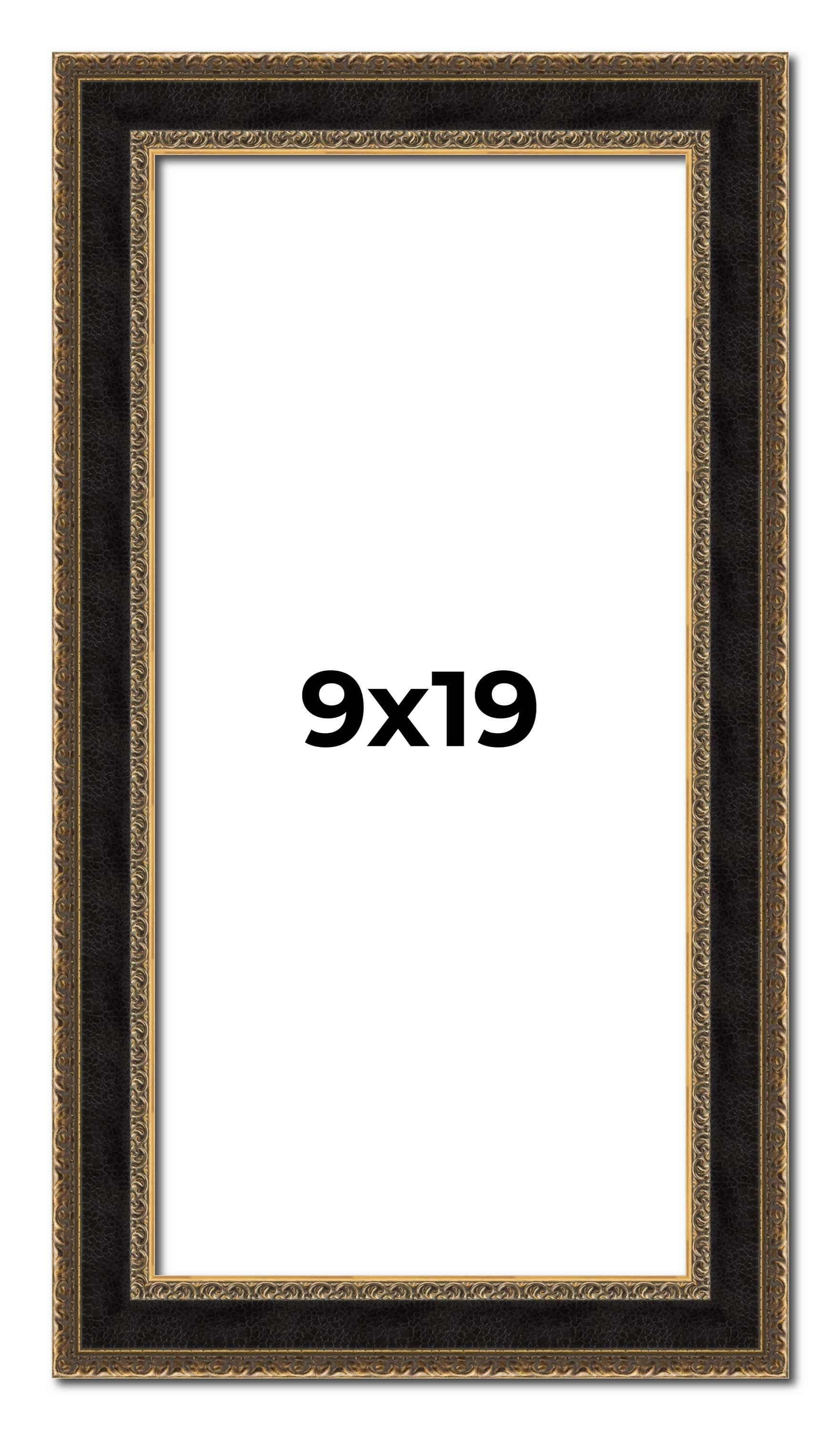 9x19 Frame Gold Antique Vintage Sold Wood Picture Frame | 1.75 Inch ...