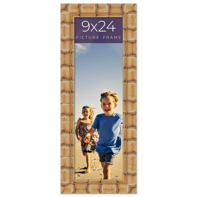 9x24 Frame Beige Real Wood Picture Frame Width 3 inches | Interior ...