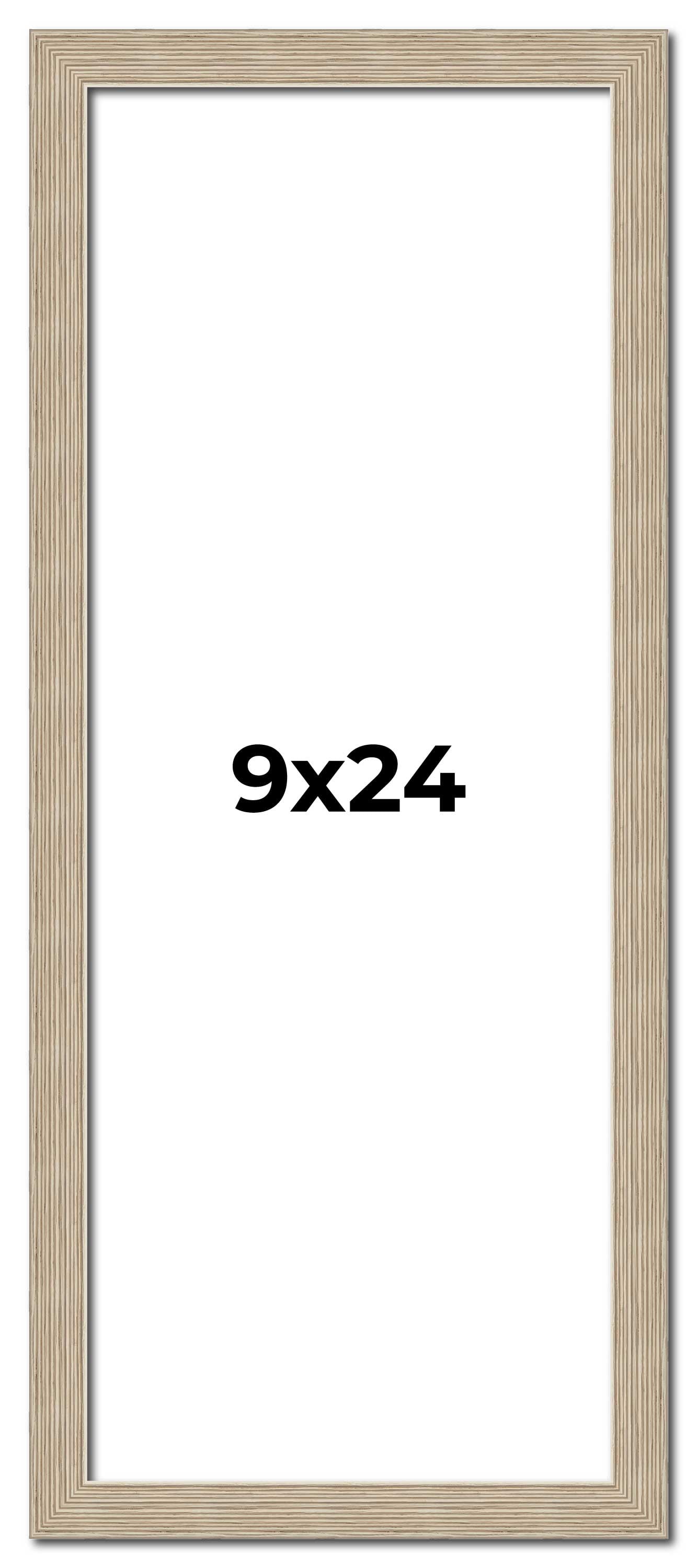 9x24 Frame Grey Solid Wood Picture Frame Width 1 Inches | Interior ...