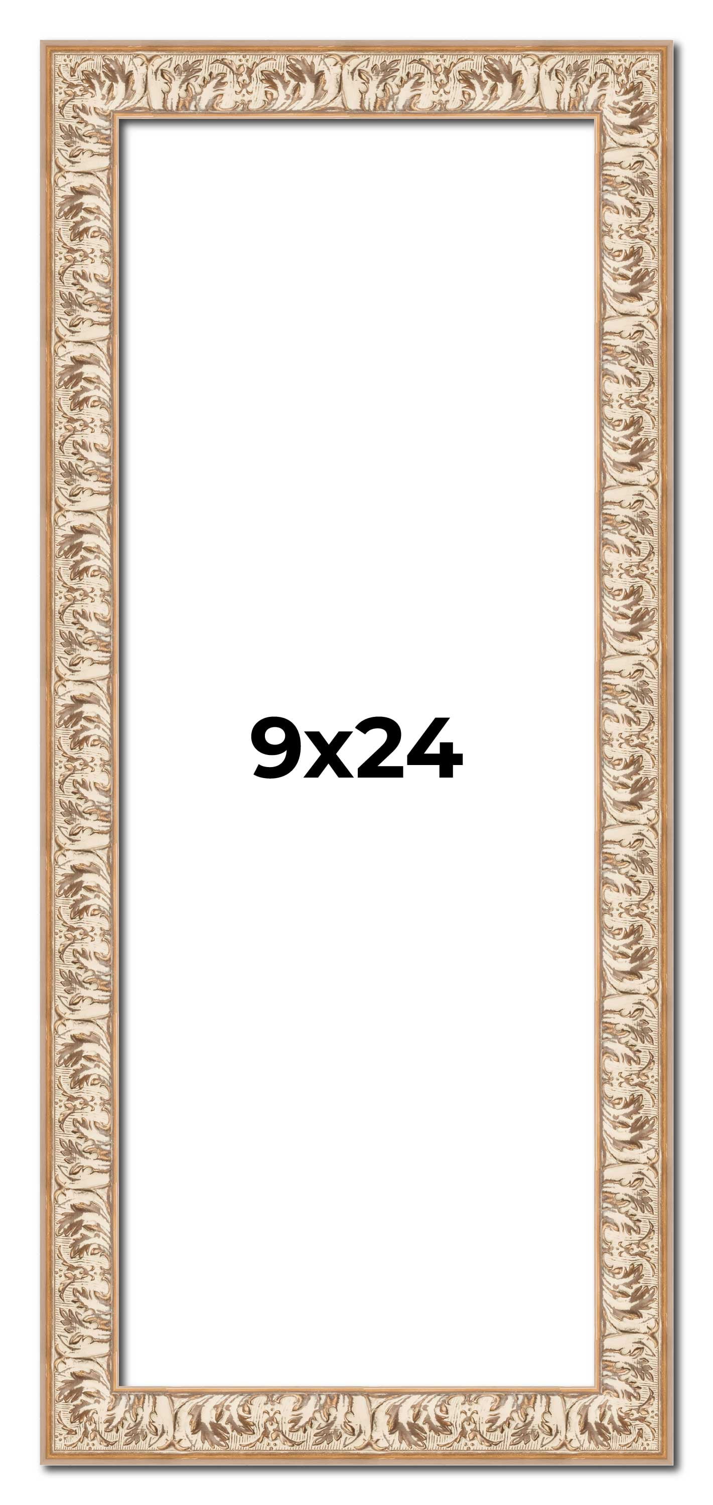 9x24 Frame White Real Wood Picture Frame Width 1.5 inches | Interior ...