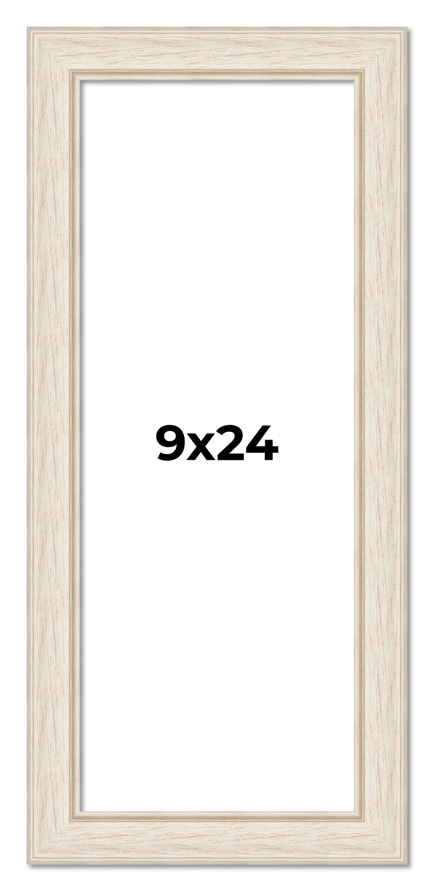 9x24 Frame White Real Wood Picture Frame Width 1.75 inches | Interior ...