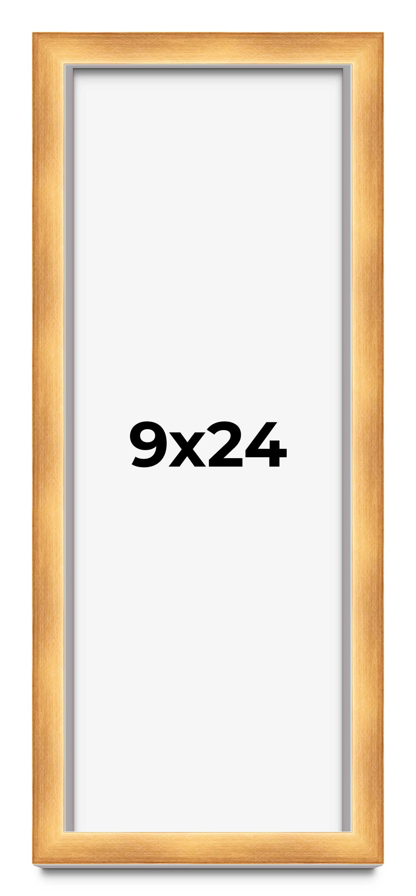 9x24 Shadow Box Bronze Cross-Brushed Display Frame | 1.625 Inches Deep ...
