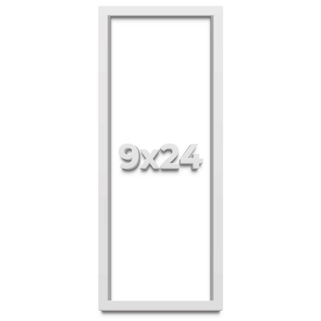 Walmart 9x24 White Wood Shadow Box Frame | 2 Inches Deep | UV Resistant ...