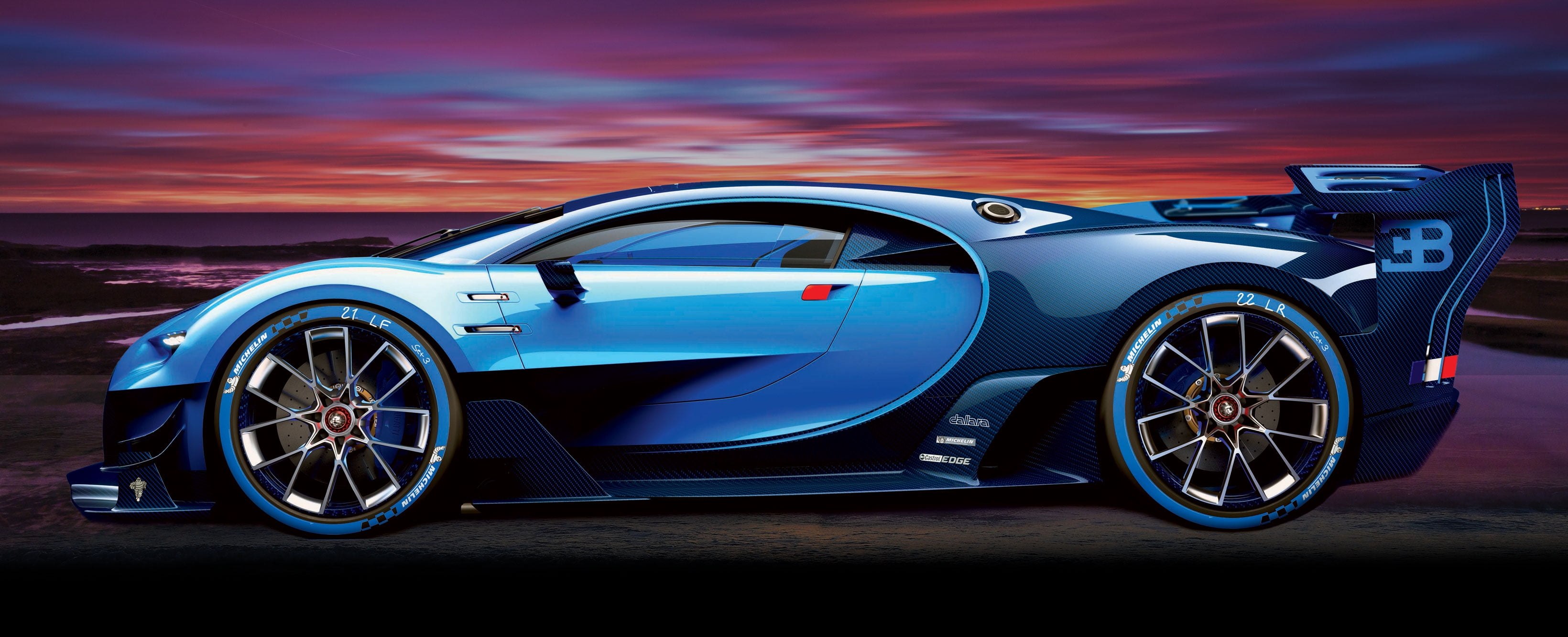 9x24in Photo Paper Bugatti Veyron Photographic Print Poster Super Sport ...