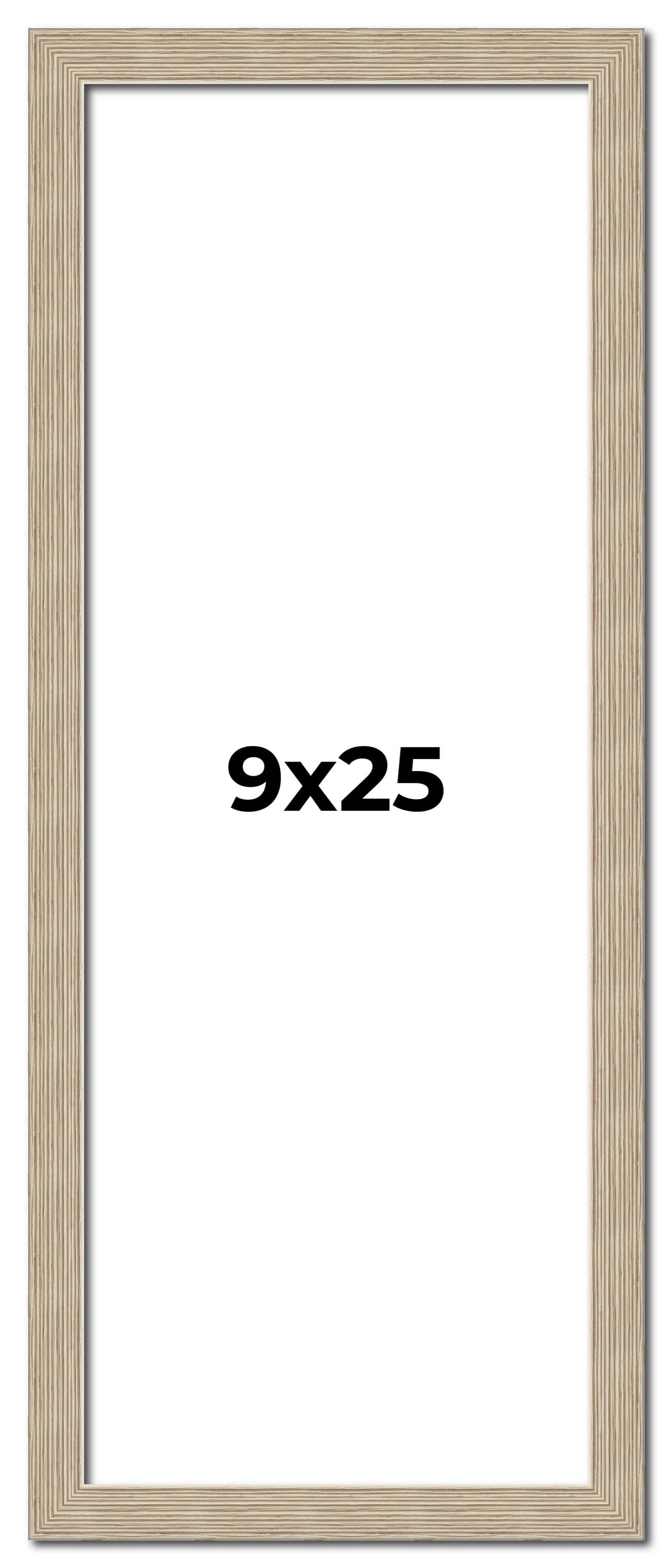 9x25 Frame Grey Solid Wood Picture Frame Width 1 Inches | Interior ...