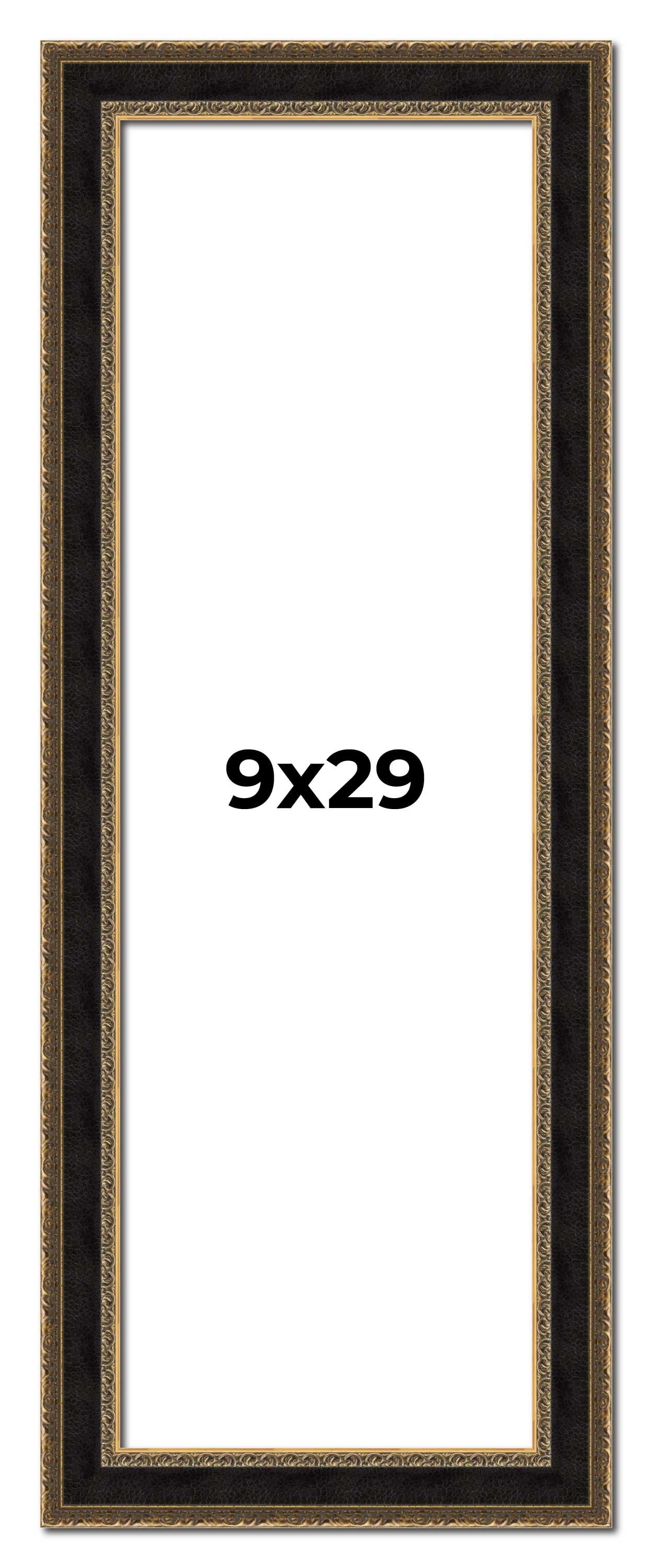 9x29 Frame Gold Antique Vintage Sold Wood Picture Frame | 1.75 Inch ...