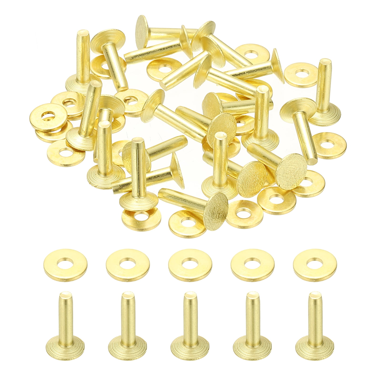 9x3.3x14mm Studs for Clothing, 100 Sets Spikes for Clothes Studs and ...