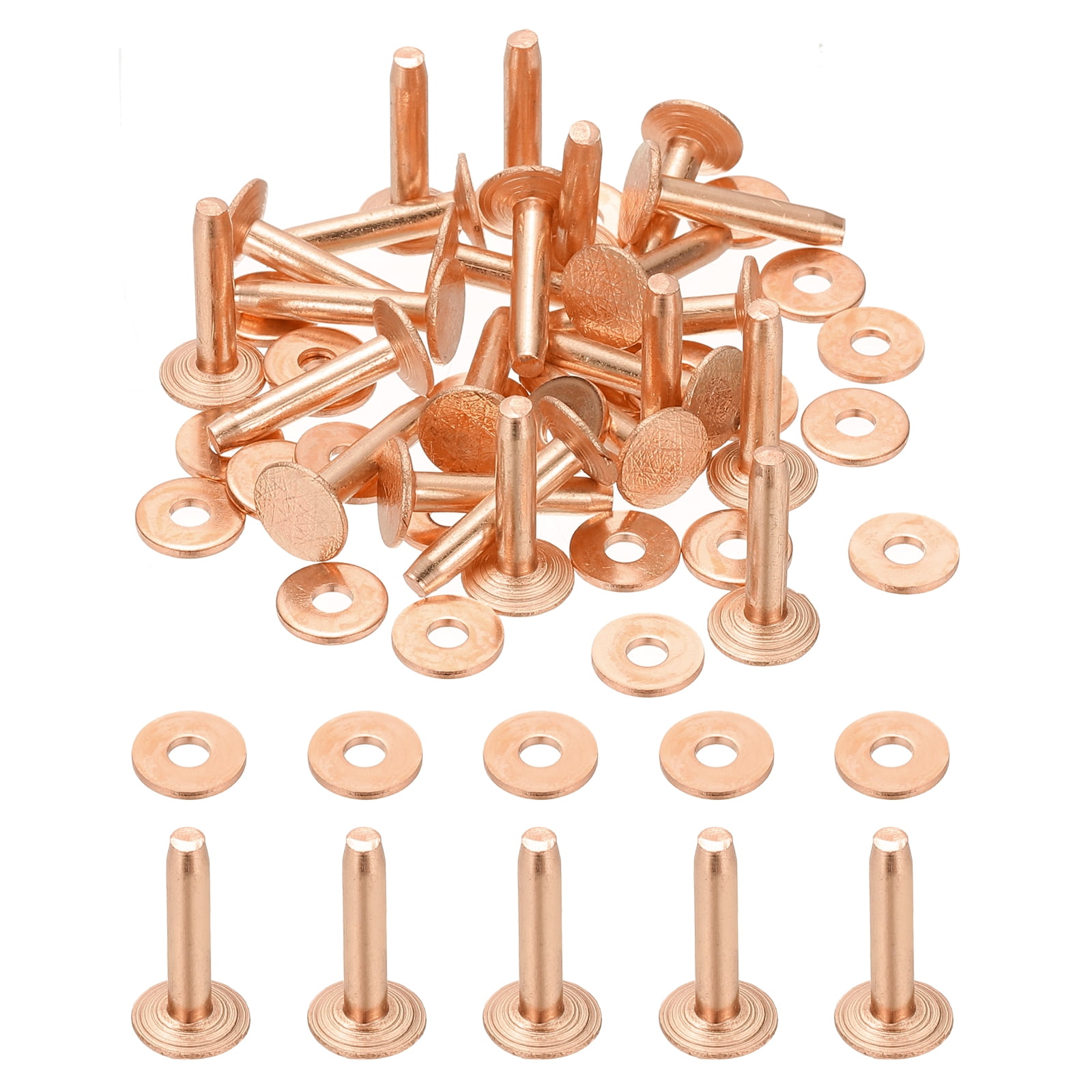 9x3.3x17mm Studs for Clothing, 100 Sets Spikes for Clothes Studs and ...