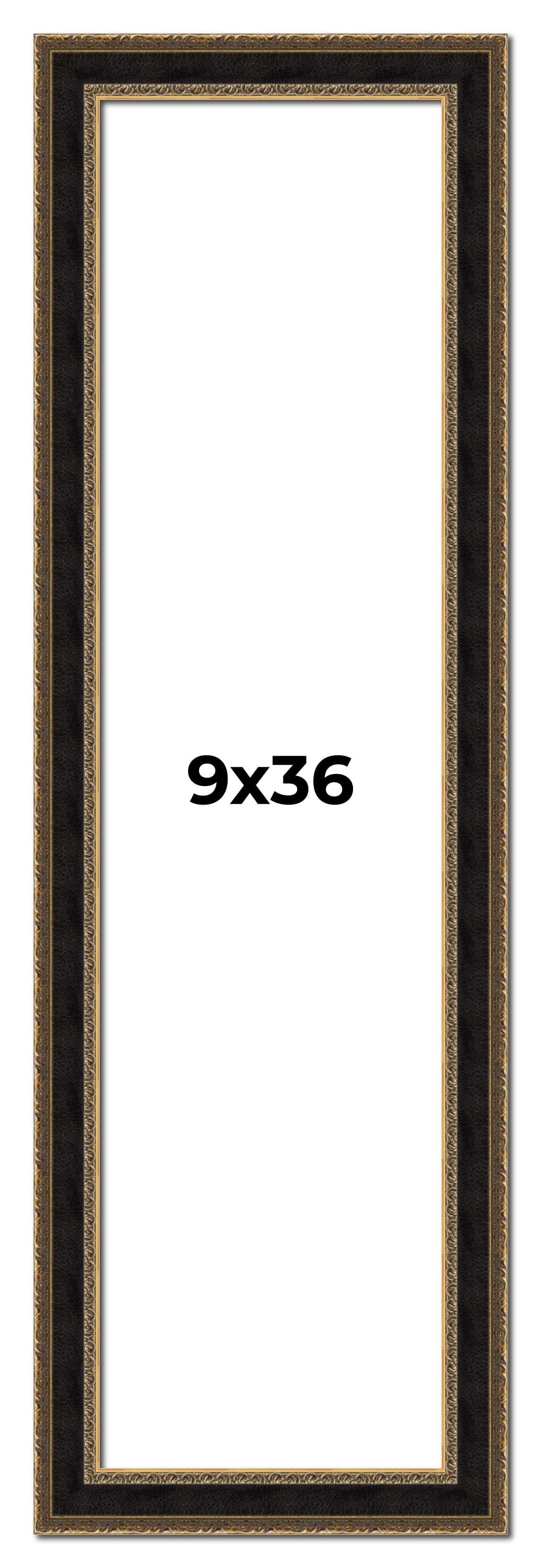 9x36 Frame Gold Antique Vintage Sold Wood Picture Frame | 1.75 Inch ...