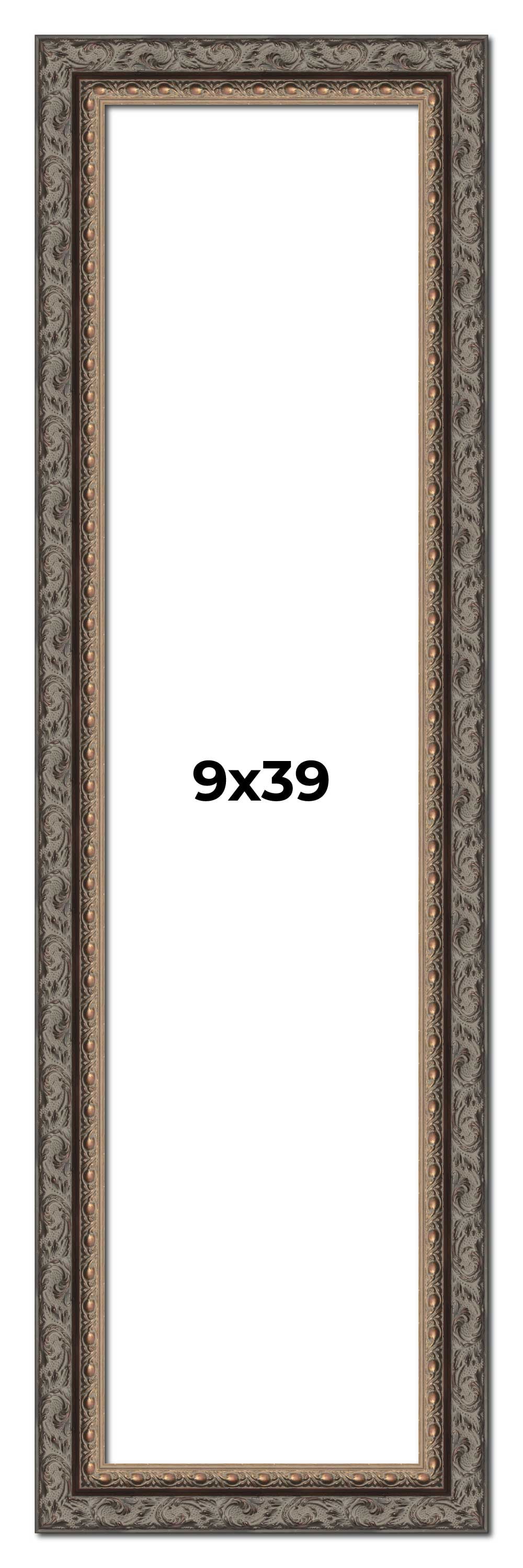9x39 Frame Black Real Wood Picture Frame Width 2 inches | Interior ...