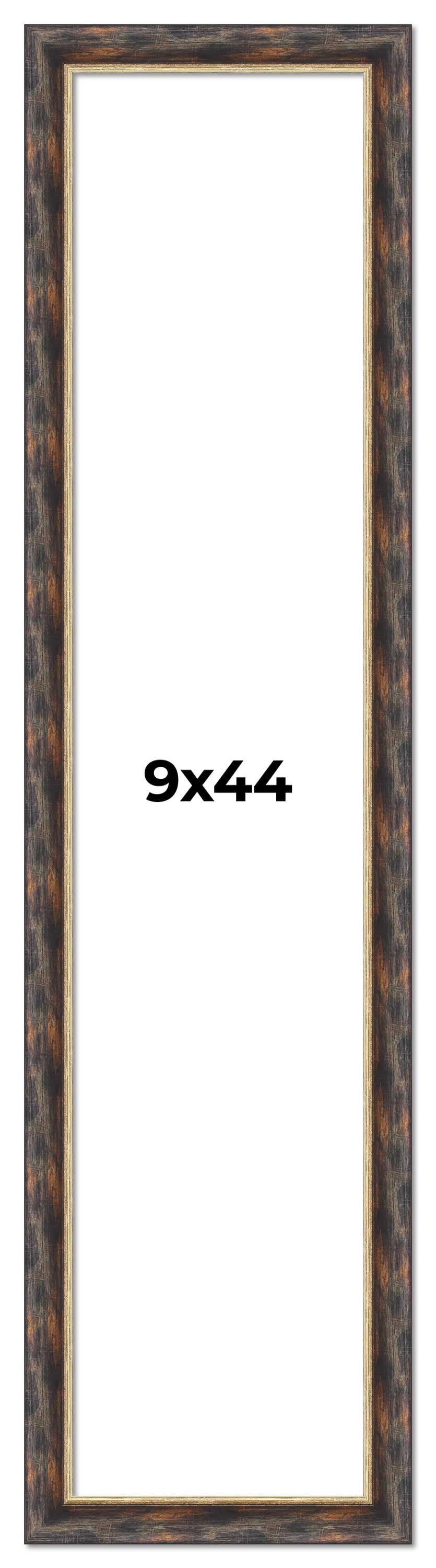9x44 Frame Gold Real Wood Picture Frame Width 1.5 inches | Interior ...