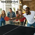 9x5 FT Foldable Table Tennis Conversion Top for Pool Tables with Net ...