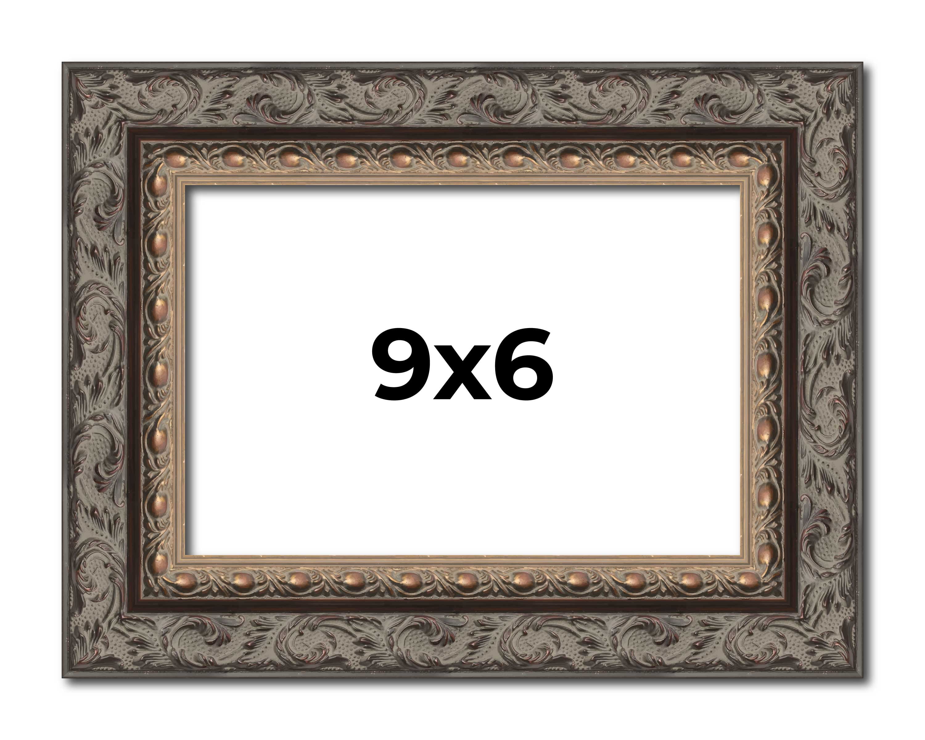 9x6 Frame Black Real Wood Picture Frame Width 2 inches | Interior Frame ...
