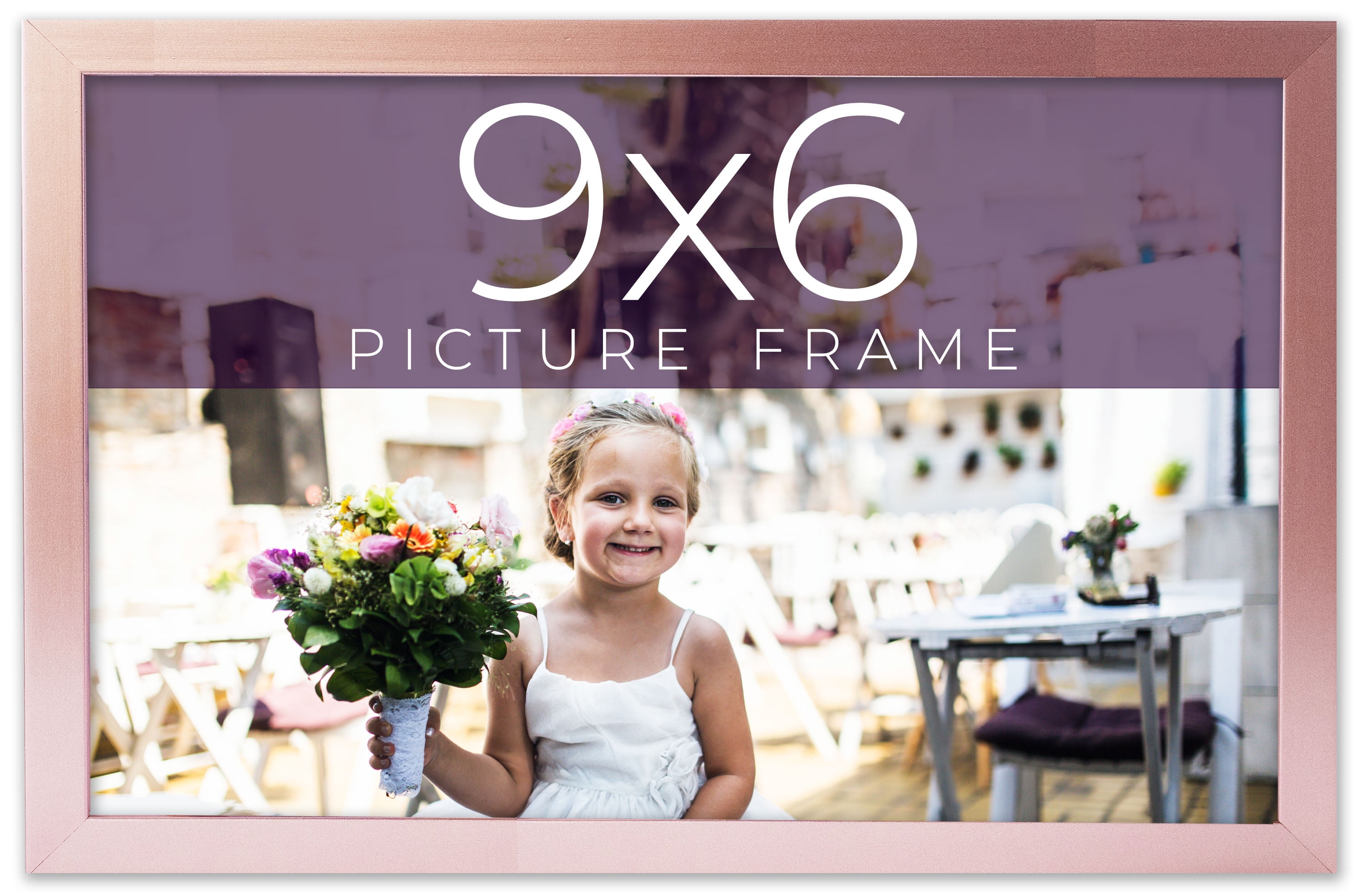 9x6 Frame Pink Real Wood Picture Frame Width 0.75 inches | Interior ...