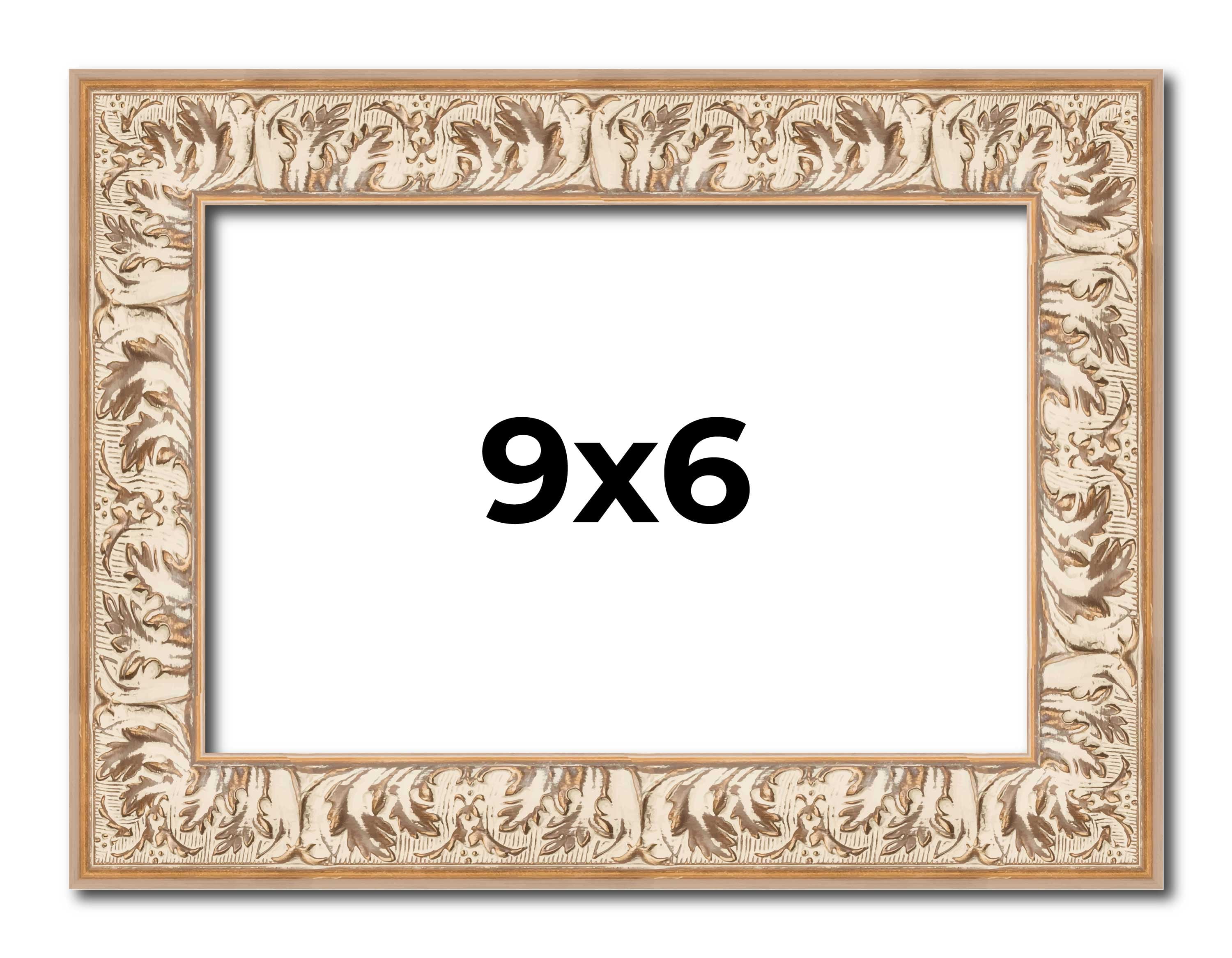 9x6 Frame White Real Wood Picture Frame Width 1.5 inches | Interior ...