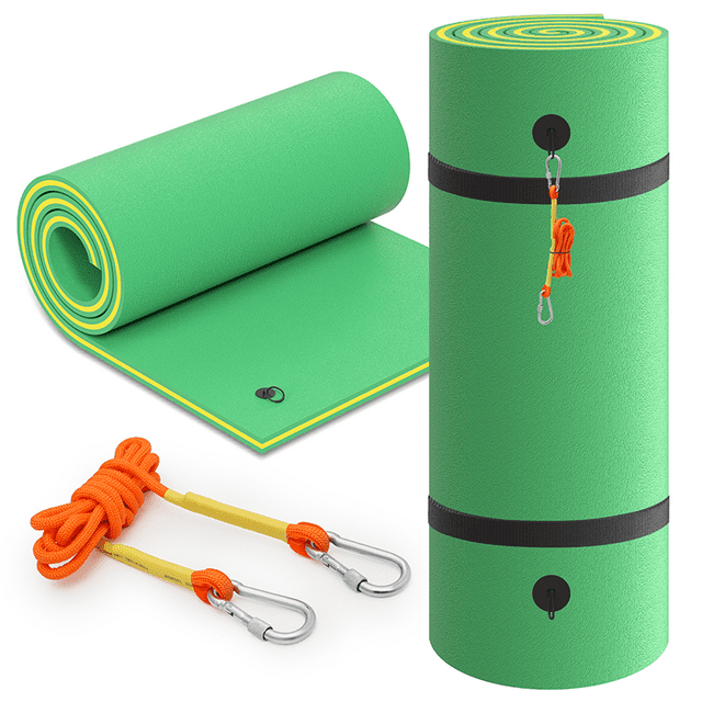 9x6 ft Water Floating Mat Foam Pad,Bouncy Tear-Resistant XPE Foam,Lake ...