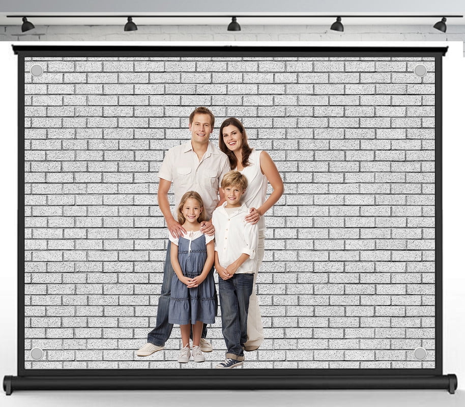 9x6ft Classic Gray Brick Wall Pattern Backdrop Photoshoot Photo ...