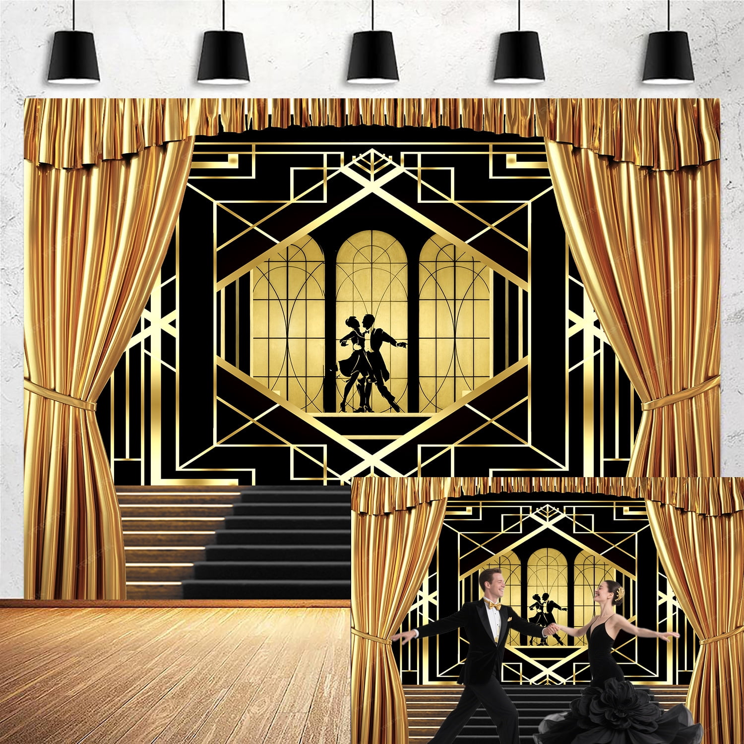 9x6ft Roaring 20s Backdrop for Photography Great 1920s Retro Roaring ...