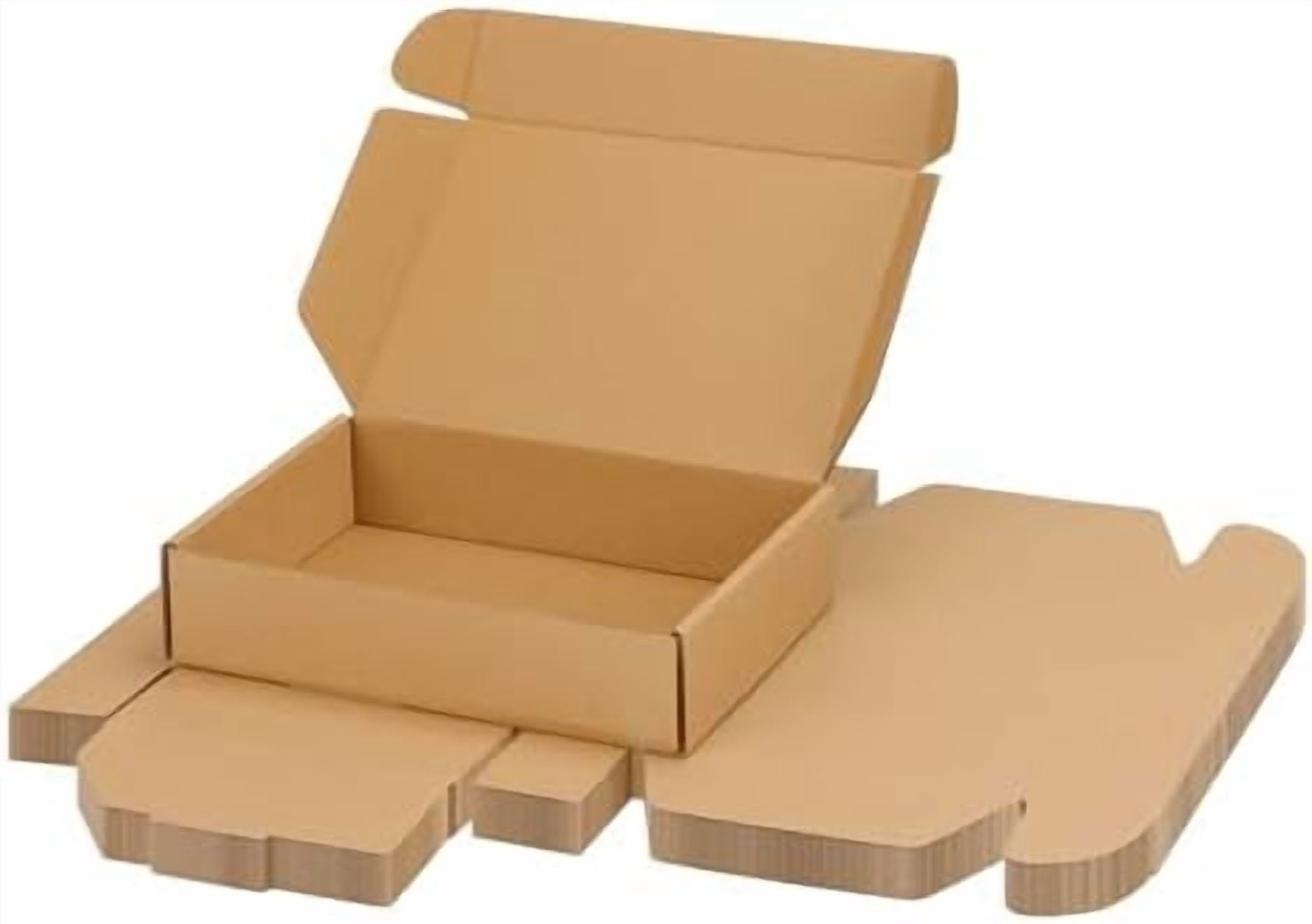 9x6x2 Inch Shipping Boxes 15 Pack Brown, Tab Lock Tuck Top Mailer Boxes ...