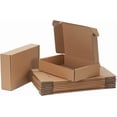 9x6x2 Shipping Boxes Set of 20, Brown Corrugated Cardboard Literature ...