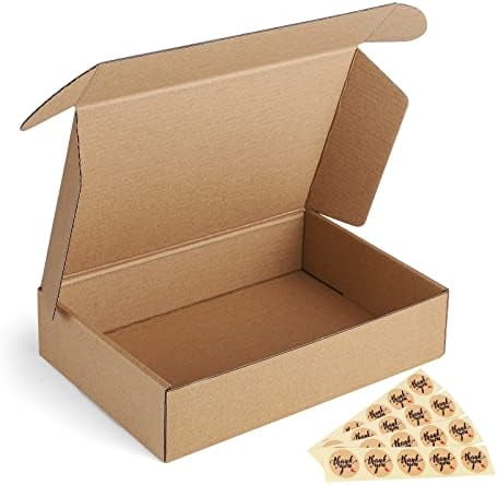 9x6x2 Shipping Boxes Small Corrugated Cardboard Box - 25 Pack Brown ...