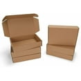 9x6x2 inch Shipping Boxes 6 Pack Brown, Tab Lock Tuck Top Mailer Boxes ...