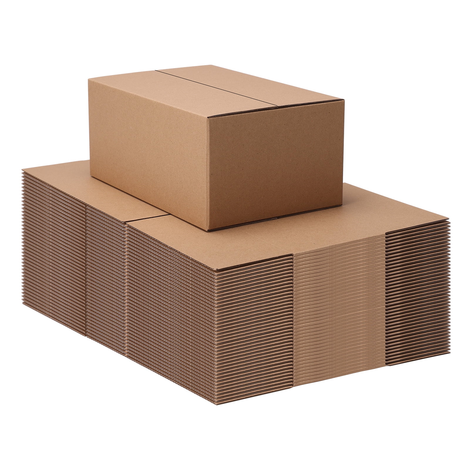 CRUGLA 9x6x4 inches Shipping Boxes Set of 40, Brown Corrugated ...