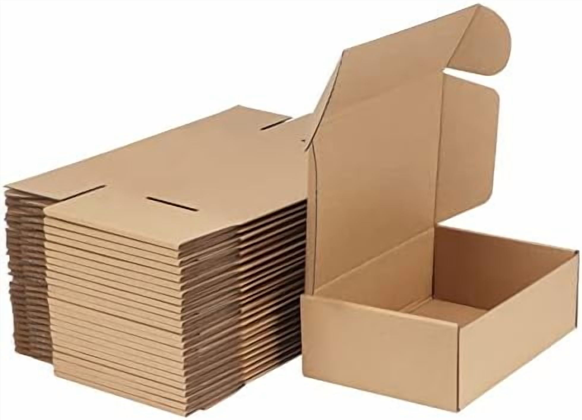 9x6x3 Inches Shipping Boxes Pack of 25, Corrugated Cardboard Box for ...