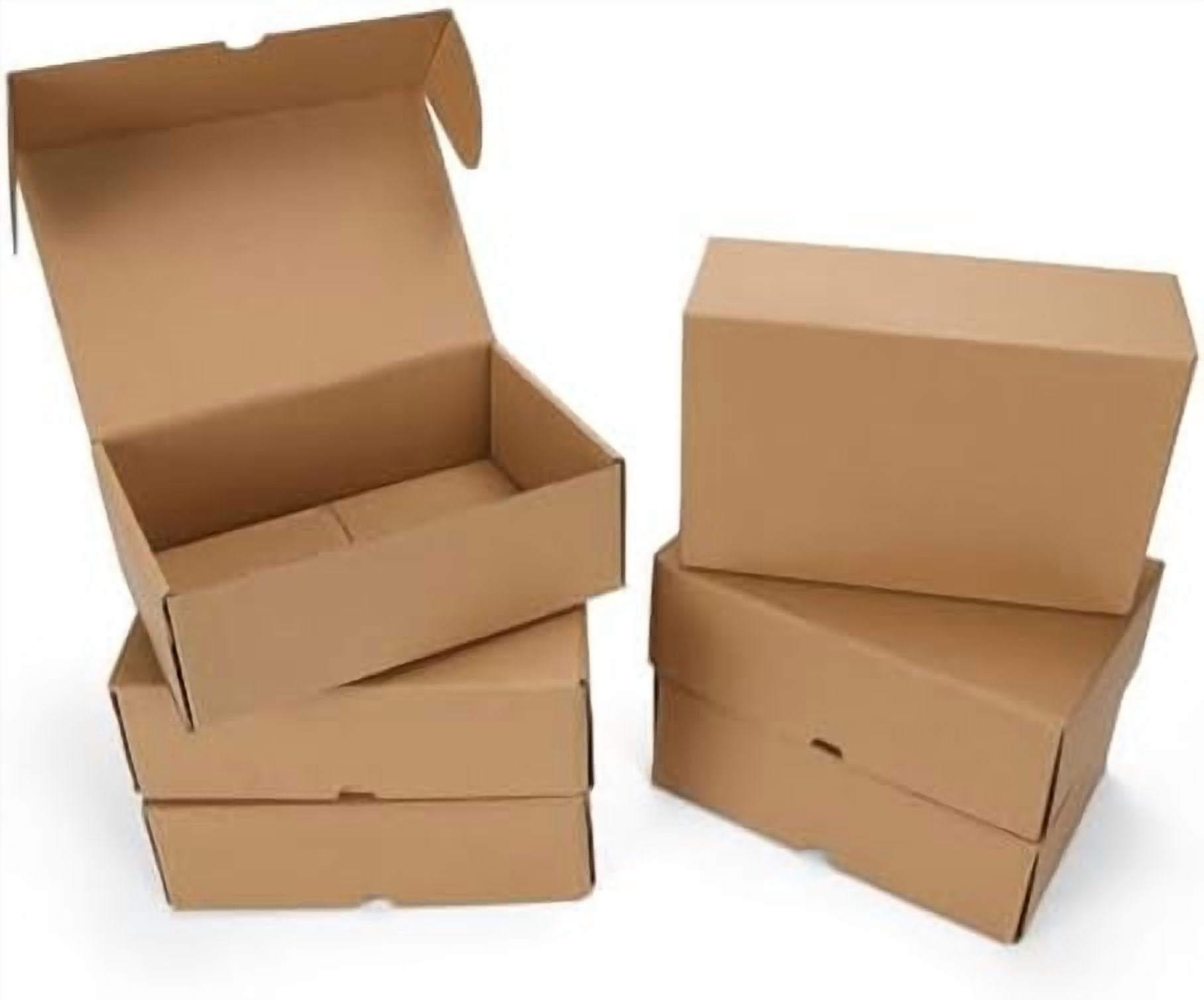 9x6x3 inch Shipping Boxes 6 Pack Brown, Tab Lock Tuck Top Mailer Boxes ...