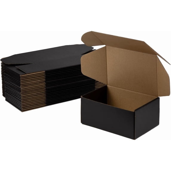 9x6x4 Inches Shipping Boxes Pack of 25, Packaging Corrugated Cardboard ...