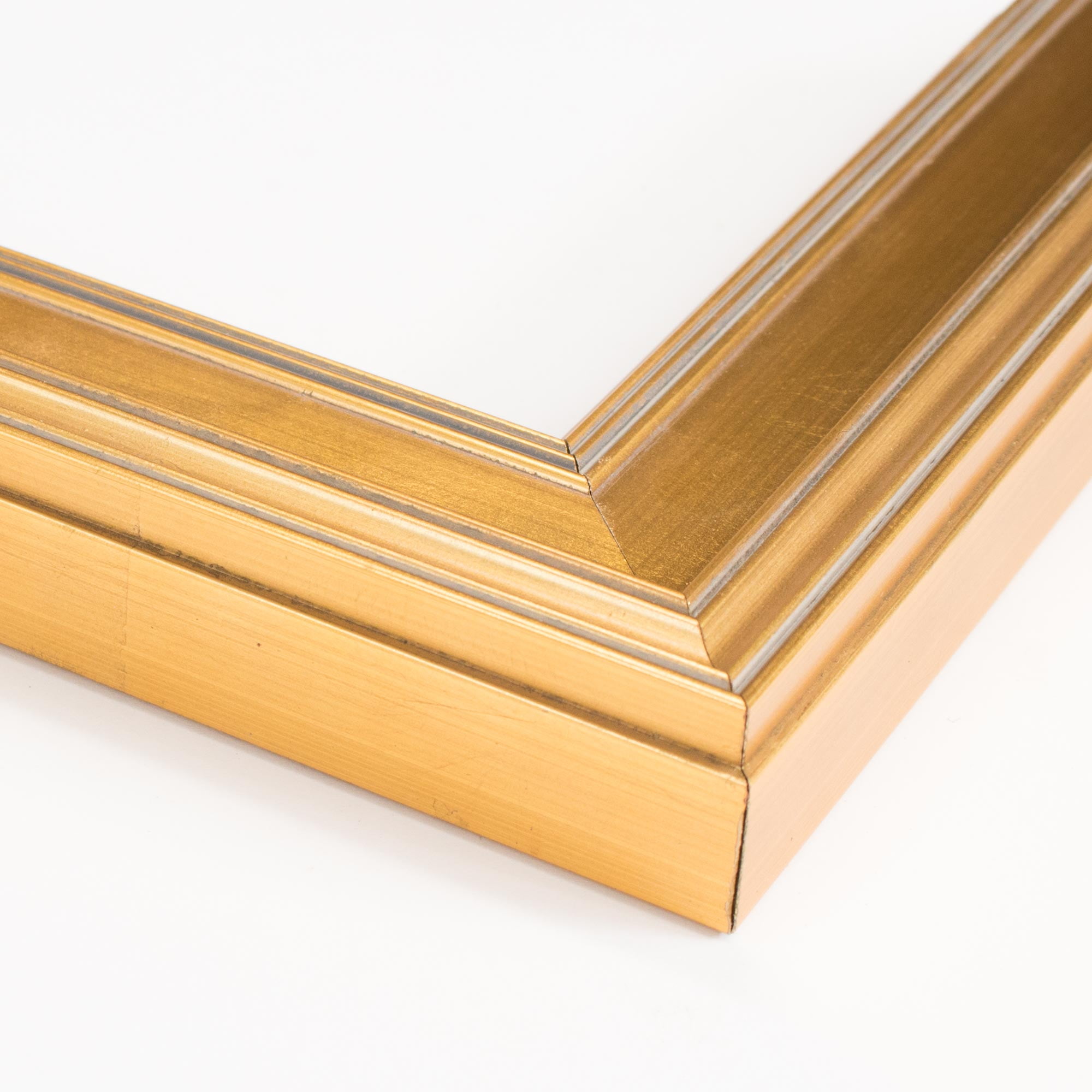 9x7 Frame Gold Solid Wood Picture Frame Width 2 Inches | Interior Frame ...