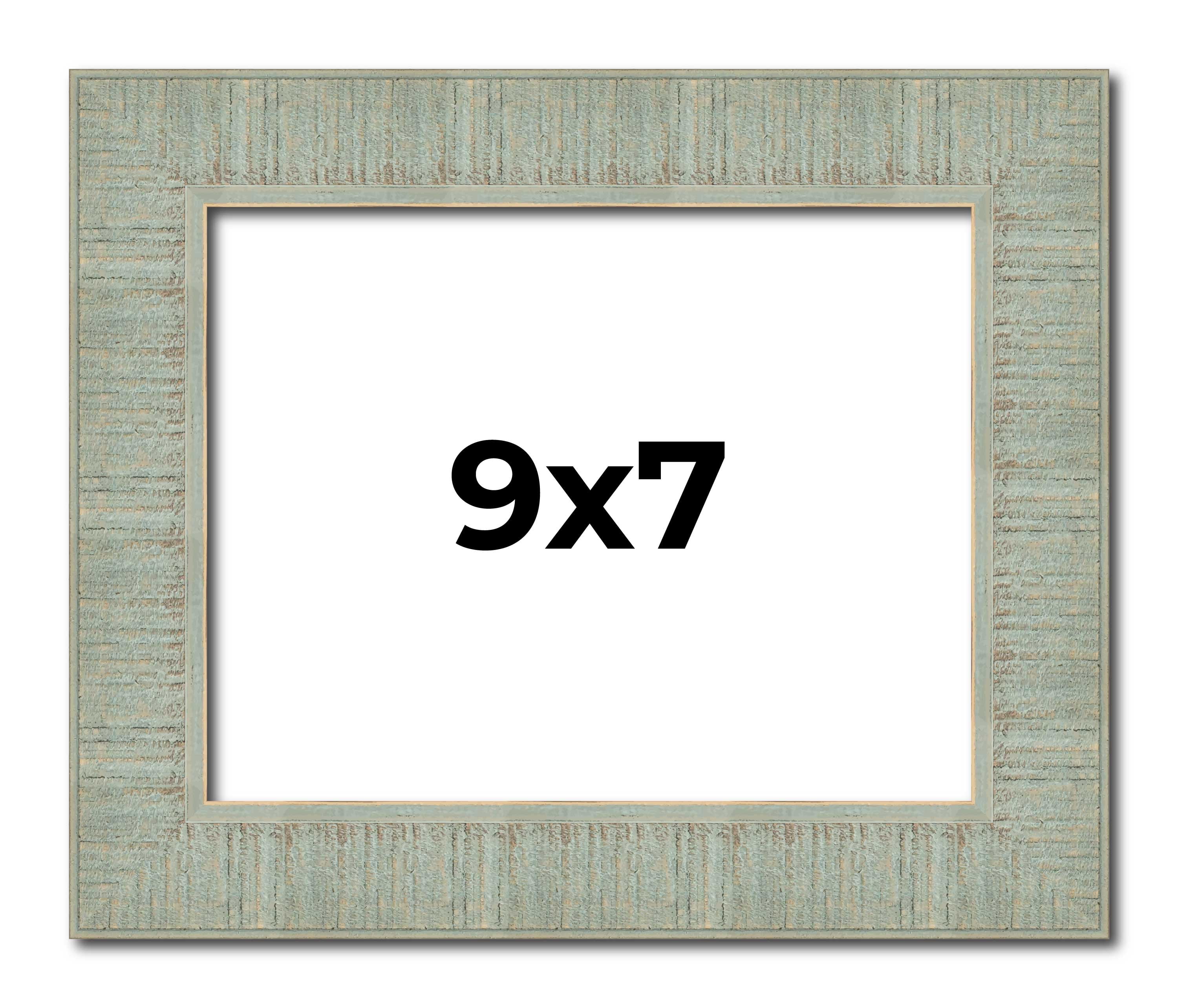 9x7 Frame Green Desert Pear Solid Wood Picture Frame | 1.625 Inch ...