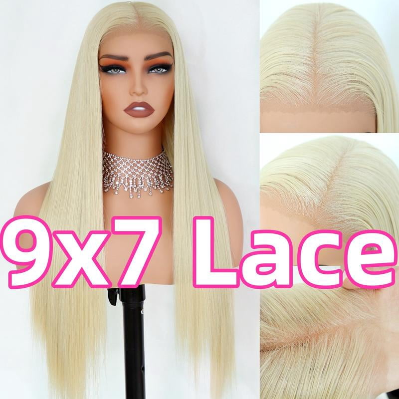 9x7 Glueless Synthetic Lace Front Wig Wear And Go Pre Plucked Pre Cut ...