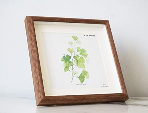 9x9 Wooden Picture Frame with 7x7 mat, 9x9 Square Picture Frame with ...