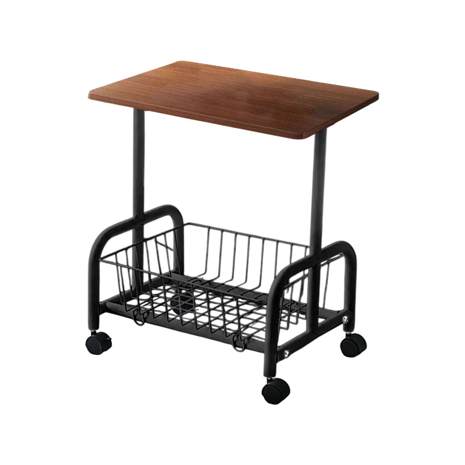 A-085 Coffee Rolling Storage Table With Wheels Mobile Cart For Sofa ...