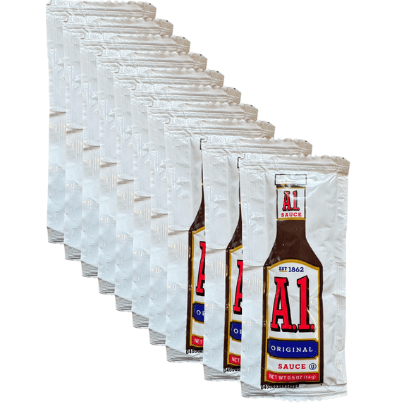 A.1 Sauce Portion Control A1 Packets Kosher 20 Pieces - Walmart.com