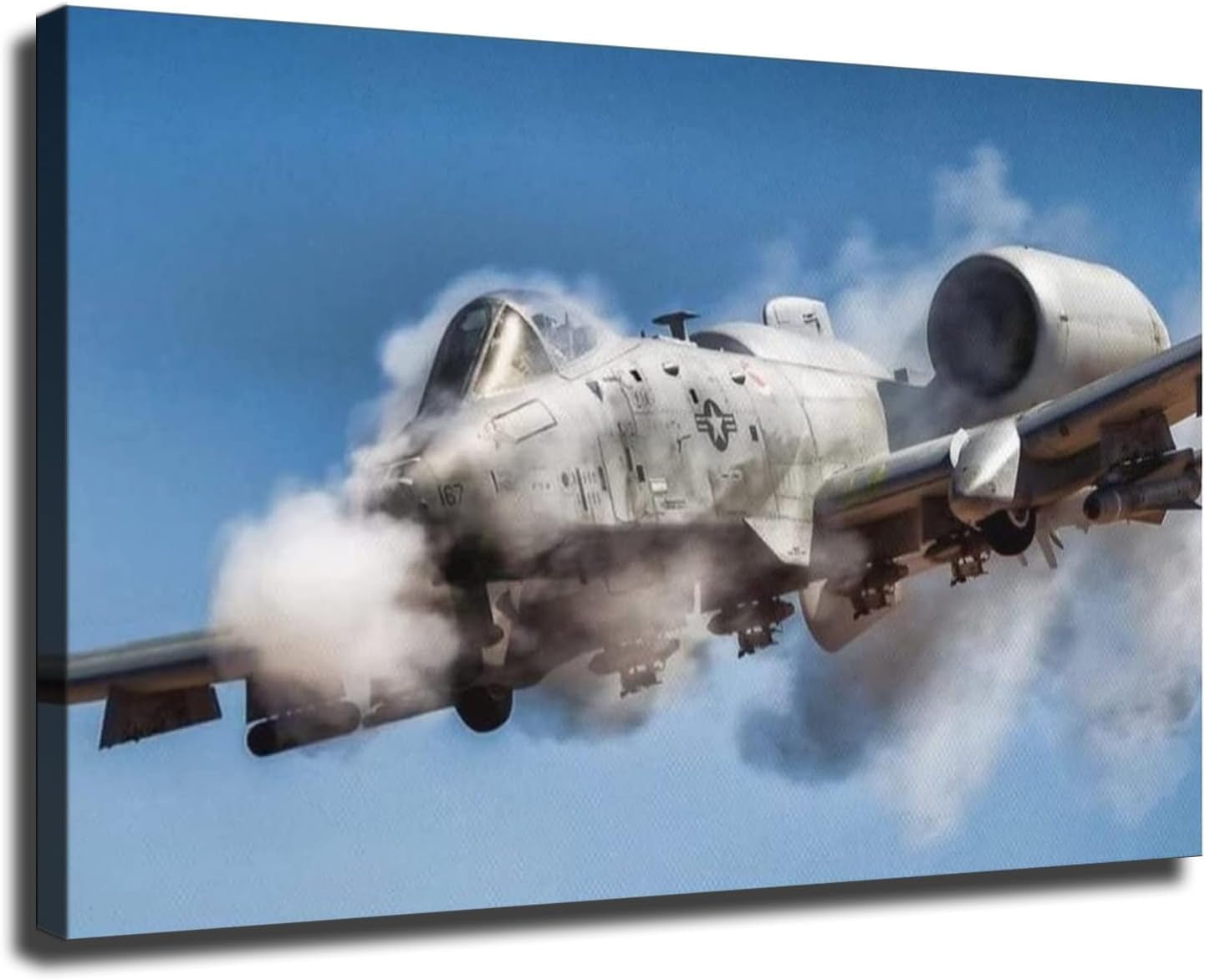 A-10 Thunderbolt II Attack Aircraft Military Warthog Poster Decorative ...