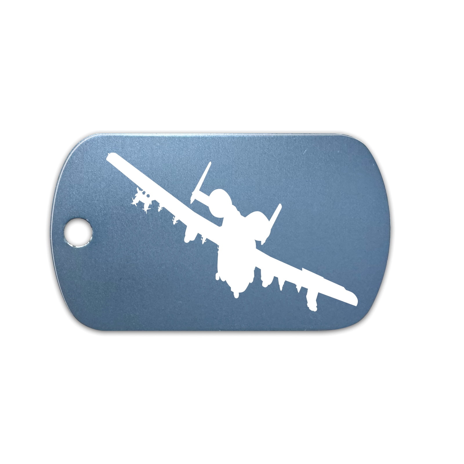 A-10 Thunderbolt II GI Dog Tag Aluminum Keychain warthog hog cas usaf ...
