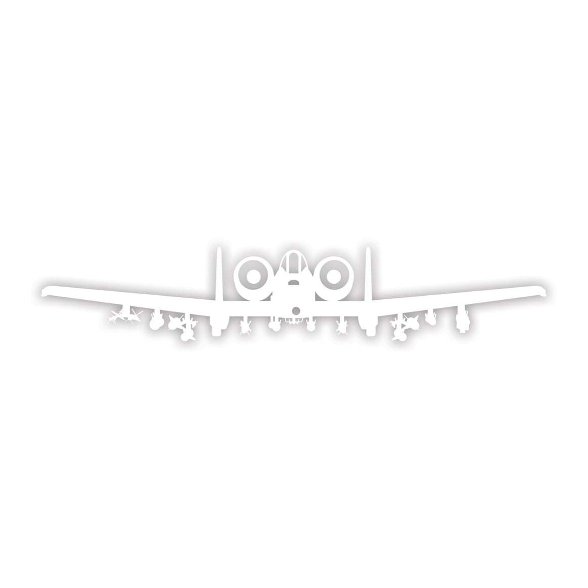A-10 Thunderbolt II with Pave Penny Pod Sticker Decal Die Cut - Self ...