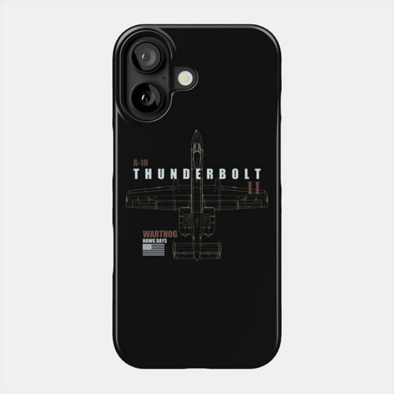 A-10 Thunderbolt II Warthog Themed Case for iPhone 11,12,13,14,15,16,17 ...