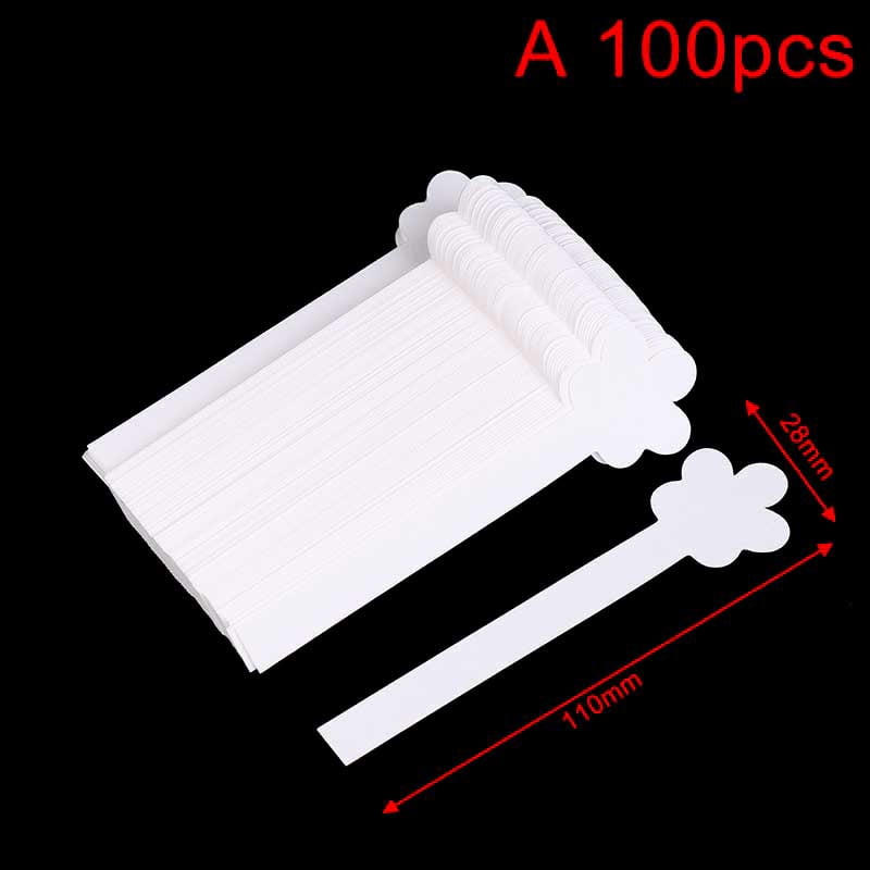 (A:100pcs 110*28mm) Tester Strips Fragrance Disposable White Smell ...